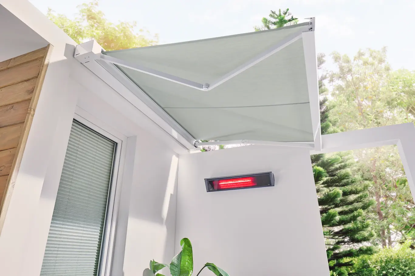 Accessoires pour stores toile extérieurs – Commande, éclaira